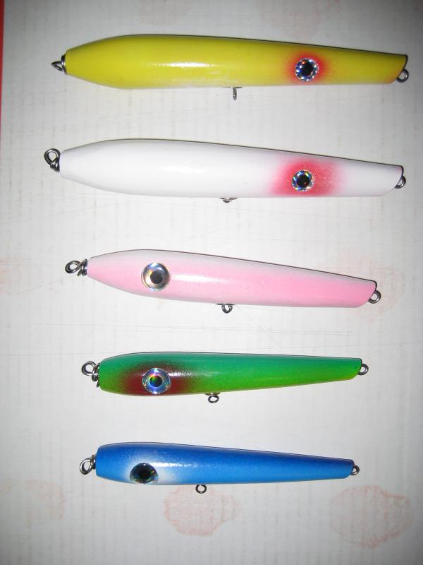 2 Oz Pencil Popper Saltwater Lure making kits from Salty's Custom Plugs ...